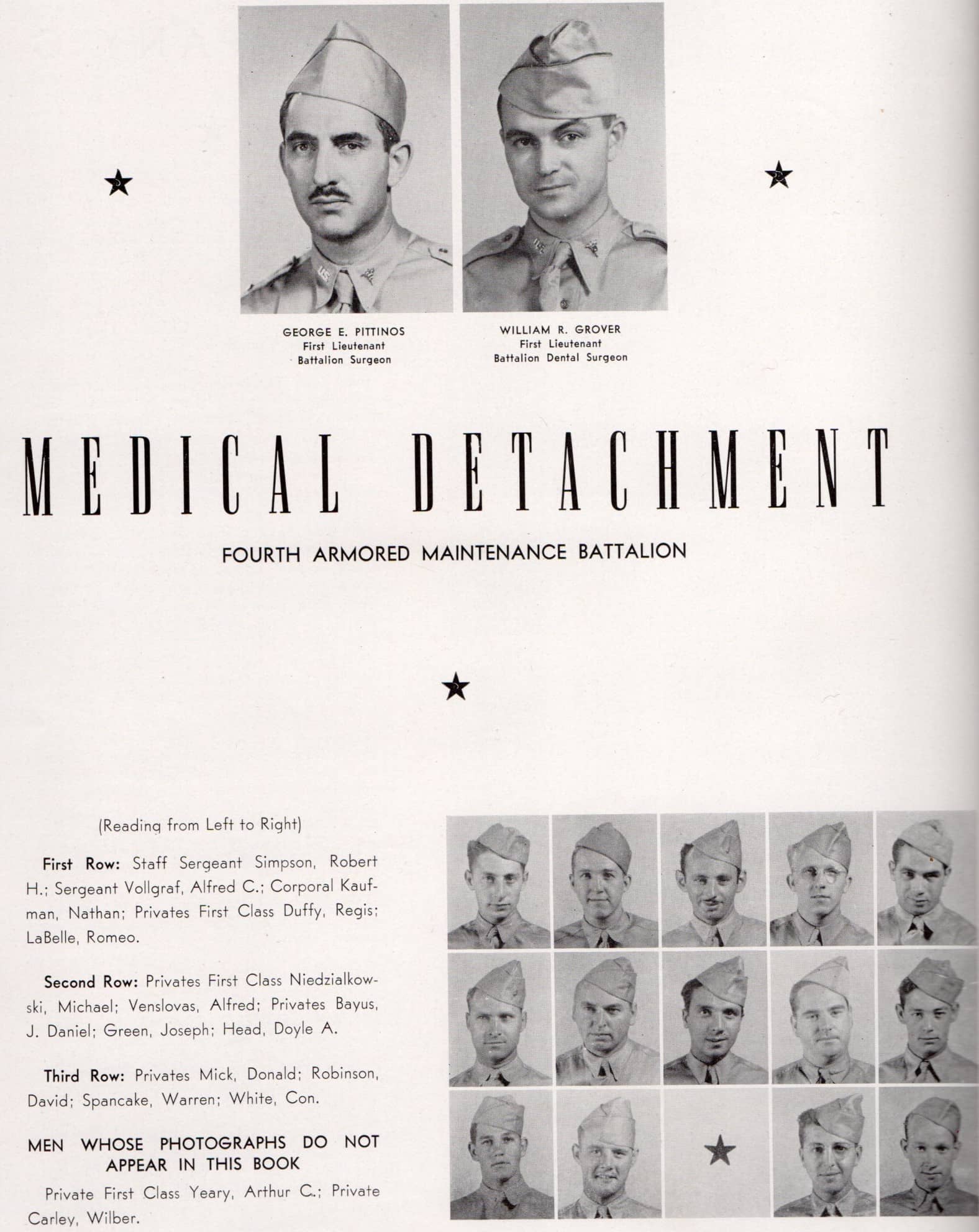 YEARBOOKS 1942 - Patton's Best Medics